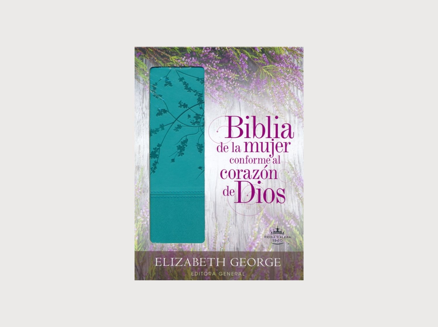 Biblia de la Mujer Conforme al Corazón de Dios RVR60 Aqua | Elizabeth ...